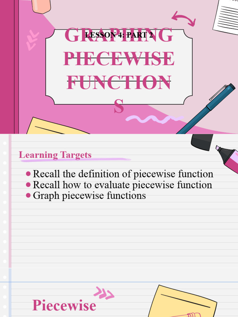 L4 - Graphing Piecewise Function | PDF | Function (Mathematics ...