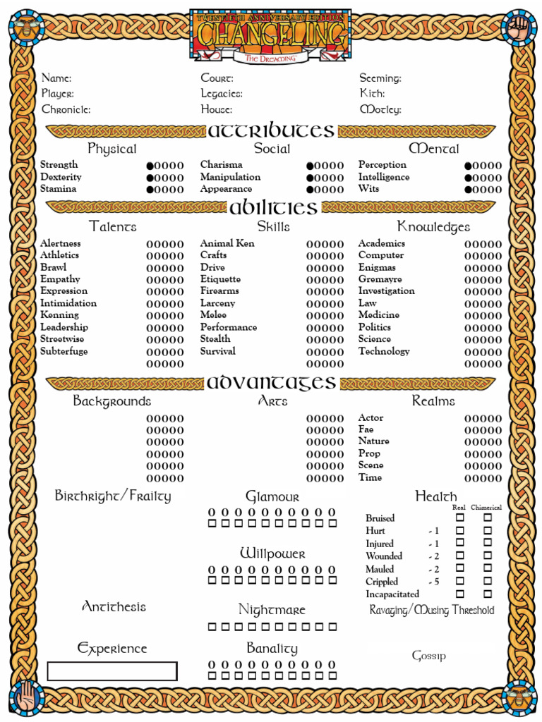 Boggans 4 Page Interactive Sheet | PDF | Role Playing Video Games ...