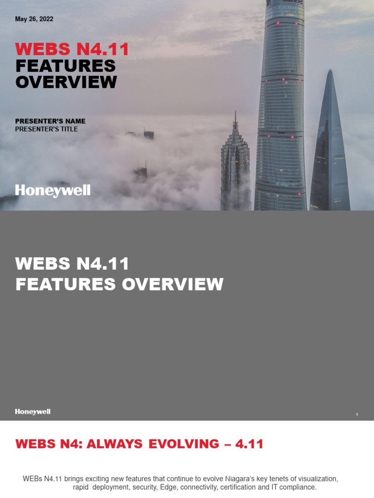 WEBs N4 11 Features Overview | PDF | Computer Network | Microsoft Sql Server
