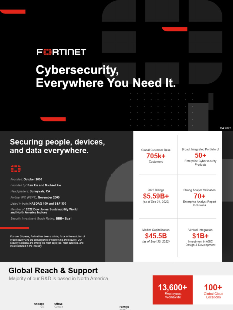 Fortinet - Corporate Overview | PDF | Cloud Computing | Information ...
