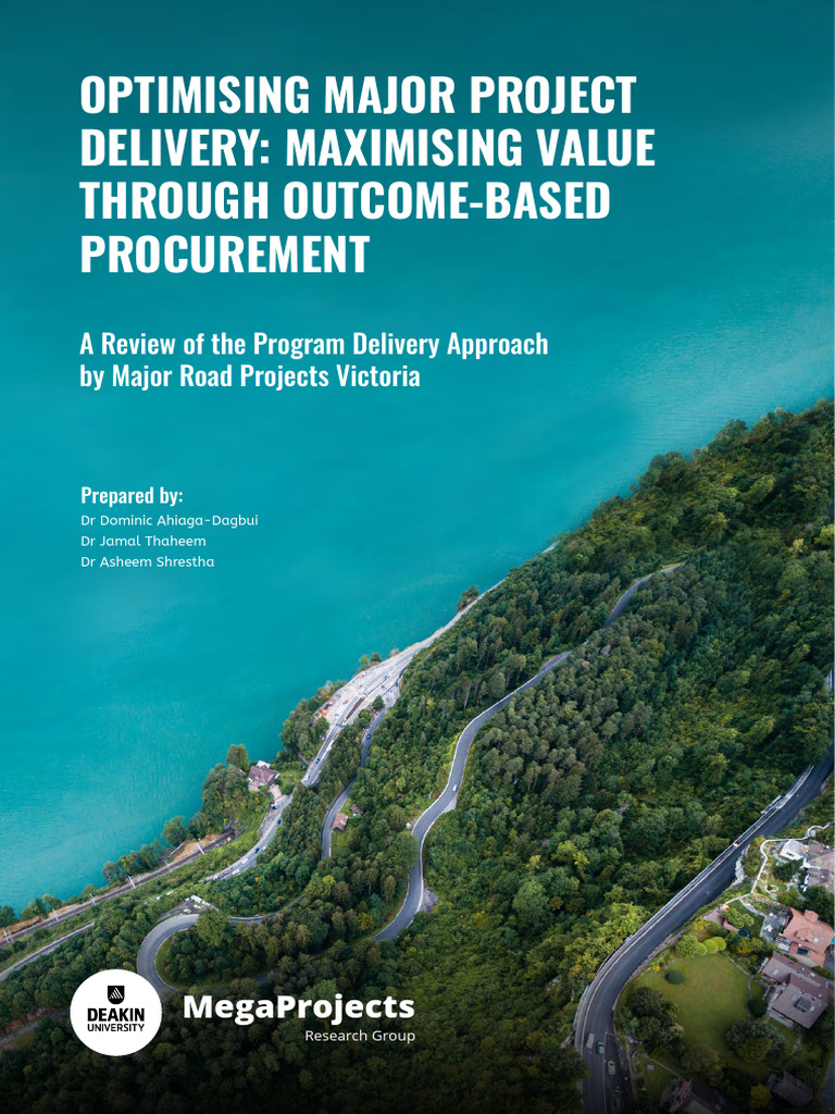 MPRV Report - Optimising Major Project Delivery - Value Through Outcome ...