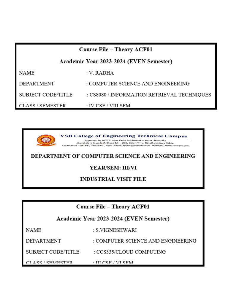 Computer Science Industrial Visit Report | PDF