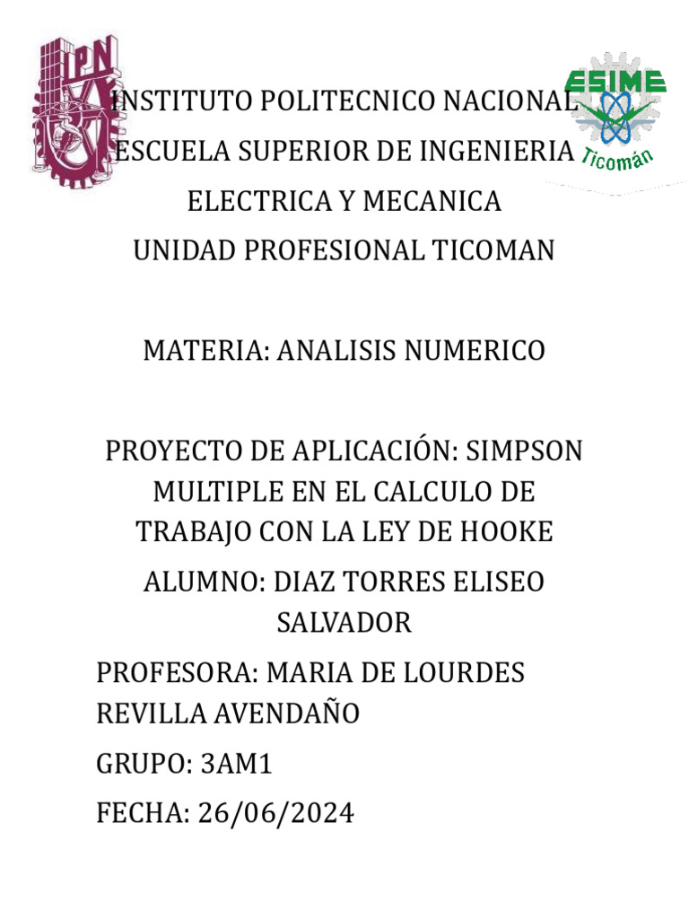 Proyecto de Aplicacion Matlab | PDF | Deformación (ingeniería) | Elasticidad (Física)