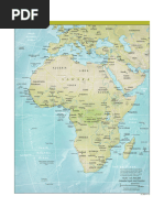 Physical Map of Africa PDF Download | PDF