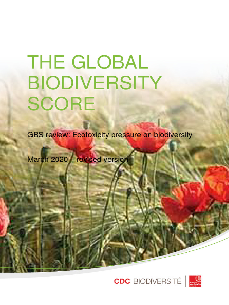 Ecotoxicity Pressure On Biodiversity | PDF | Eutrophication | Life ...