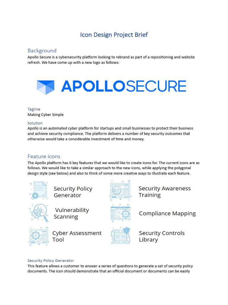 Apollo Brand Identity Brief - Short | PDF | Computer Security | Security