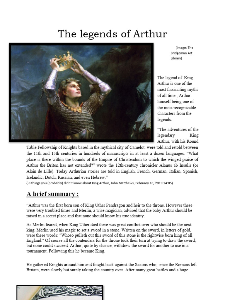 The Legends of Arthur | PDF | King Arthur | Guinevere