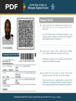 Ethiopian Digital ID Card | PDF
