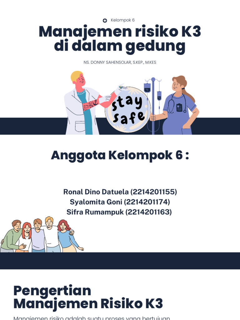 Kel.6 Manajemen Risiko K3 Dalam Gedung | PDF