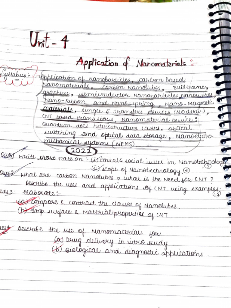 Nano Unit4 Notes by Himanshi | PDF