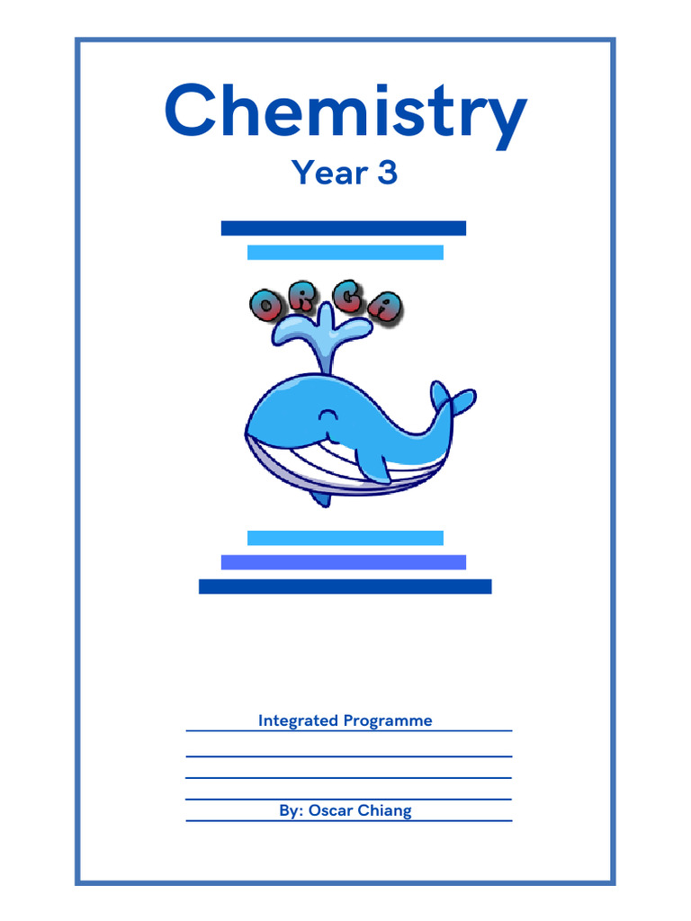Year 3 Chemistry Study Guide | PDF | Ion | Gases