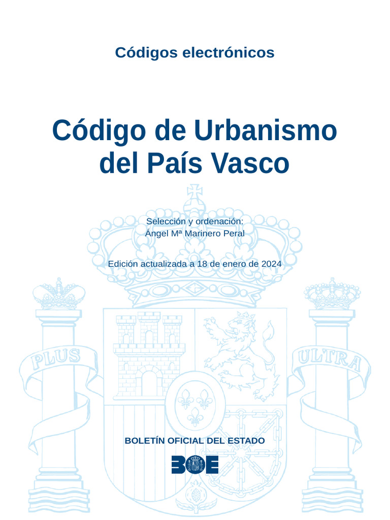 BOE-074_Codigo_de_Urbanismo_del_Pais_Vasco | PDF | Planificación urbana | Urbanización