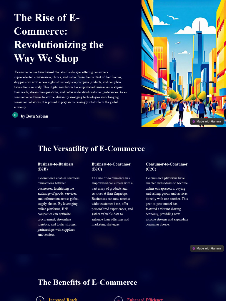 The-Rise-of-E-Commerce-Revolutionizing-the-Way-We-Shop | PDF | E ...