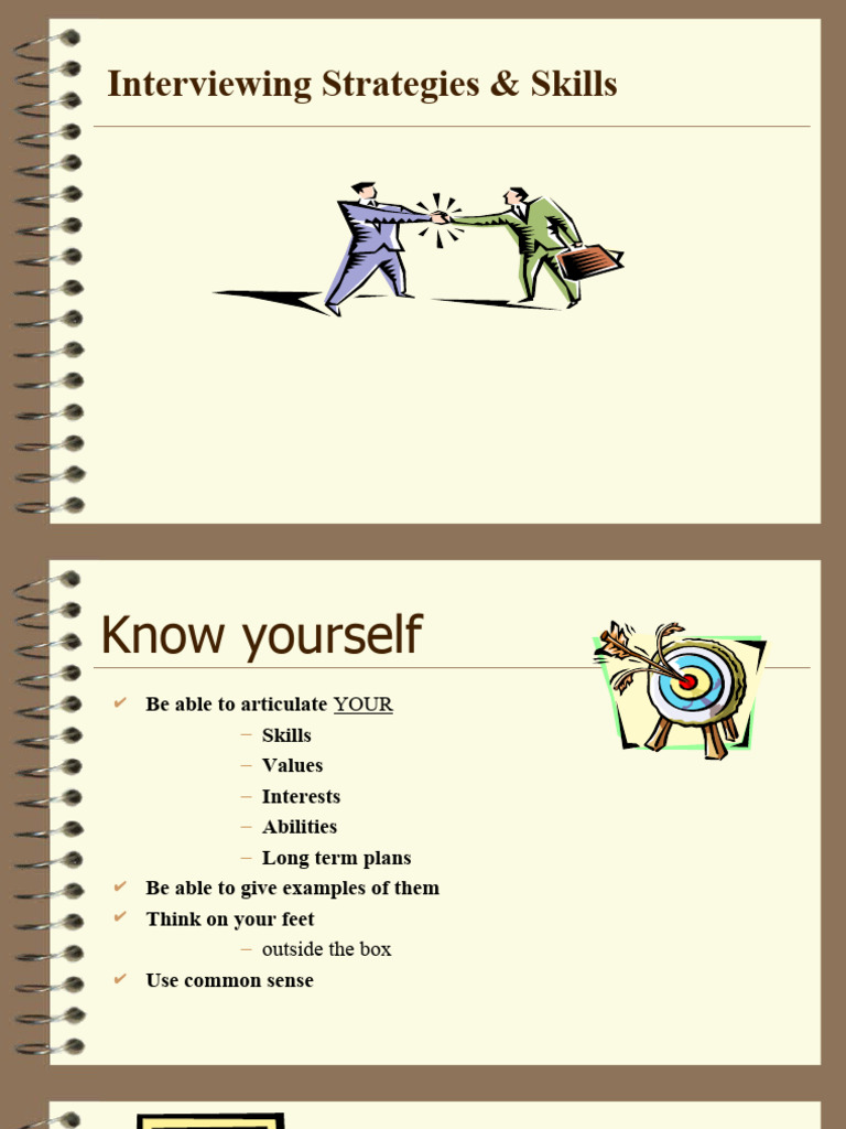Effective Interviewing Strategies Guide | PDF | Clothing | Sock