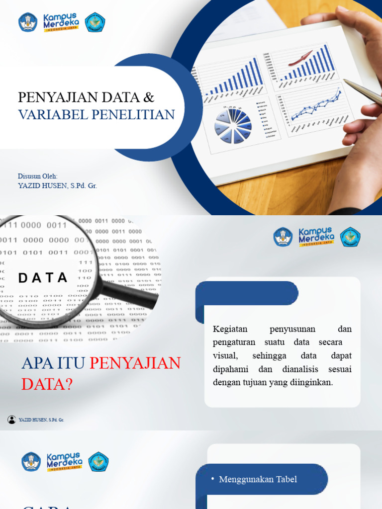 Penyajian Data Dan Variabel Penelitian | PDF