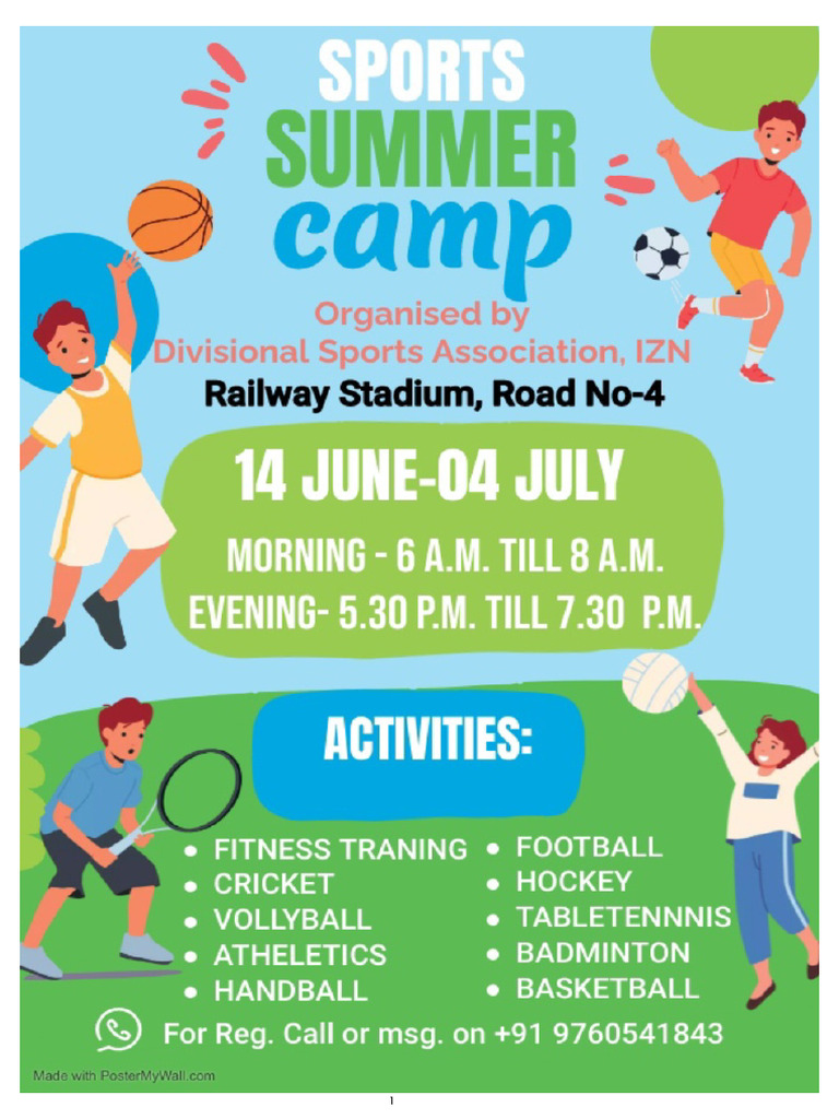 Sports Summer Camp-24 | PDF