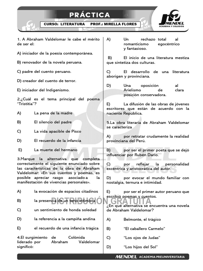 Valdelomar Cepre | PDF | Autor