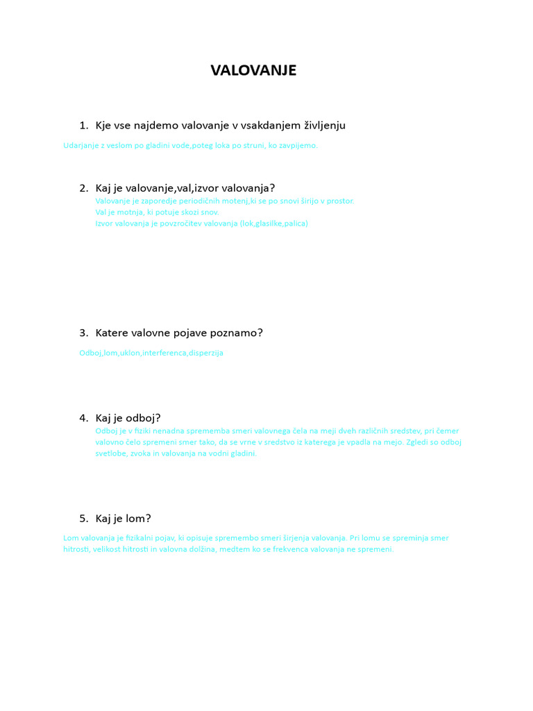 Valovanje Ul | PDF