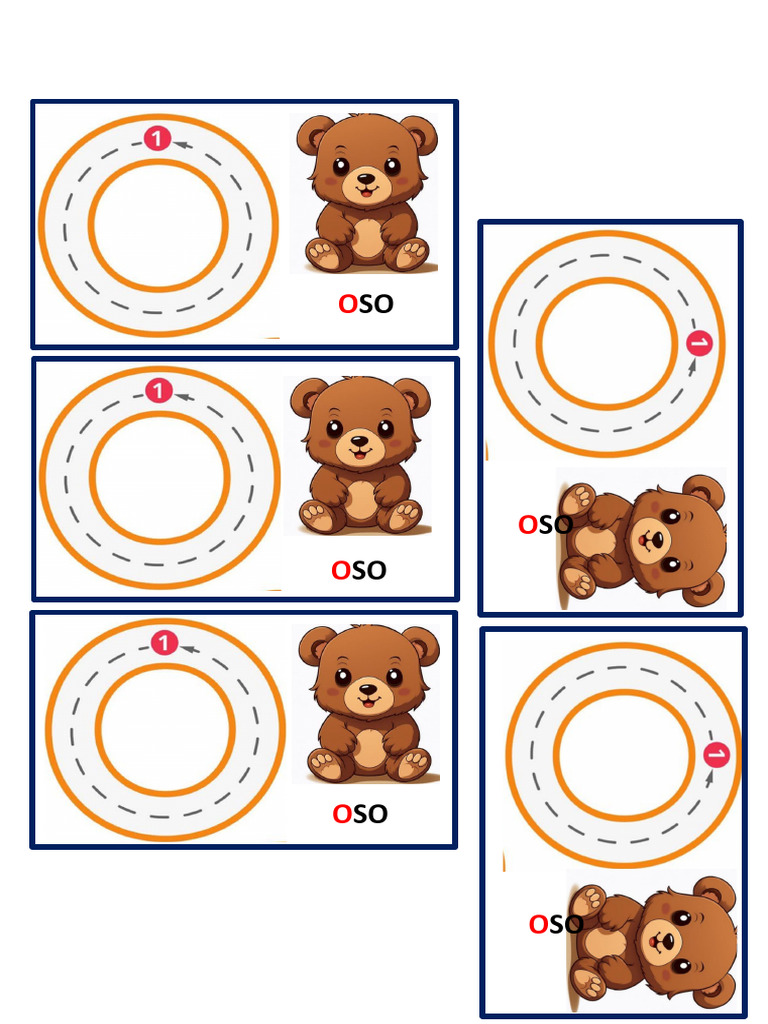 Traza La Vocal O | PDF | Grafito | Implementos de escritura