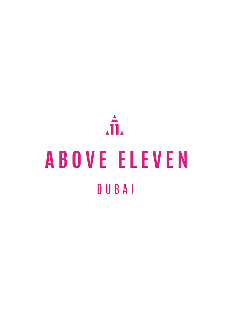 Above Eleven Dubai Menu Overview | PDF | Sushi | Foods