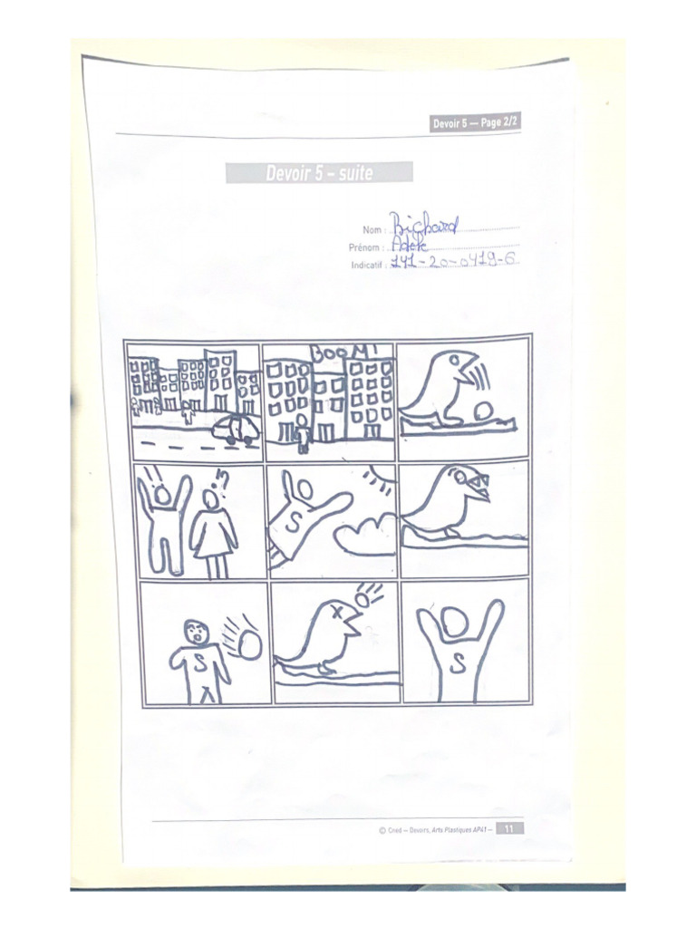 Devoir 5 Art Plastiques | PDF