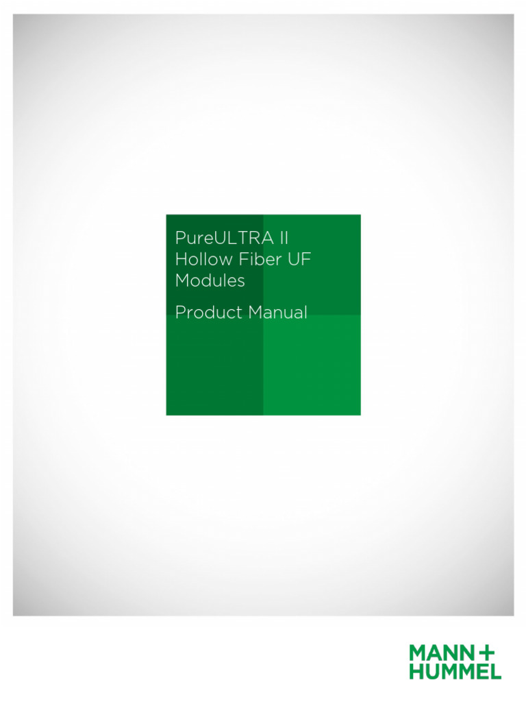 UF Module Technical Guide | PDF | Membrane | Filtration
