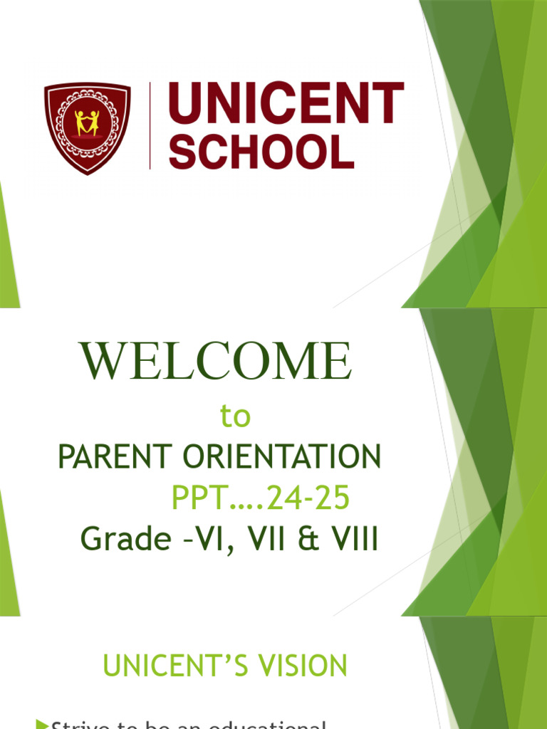 Parent Orientation PPT 24-25 | PDF | Educational Assessment | Learning