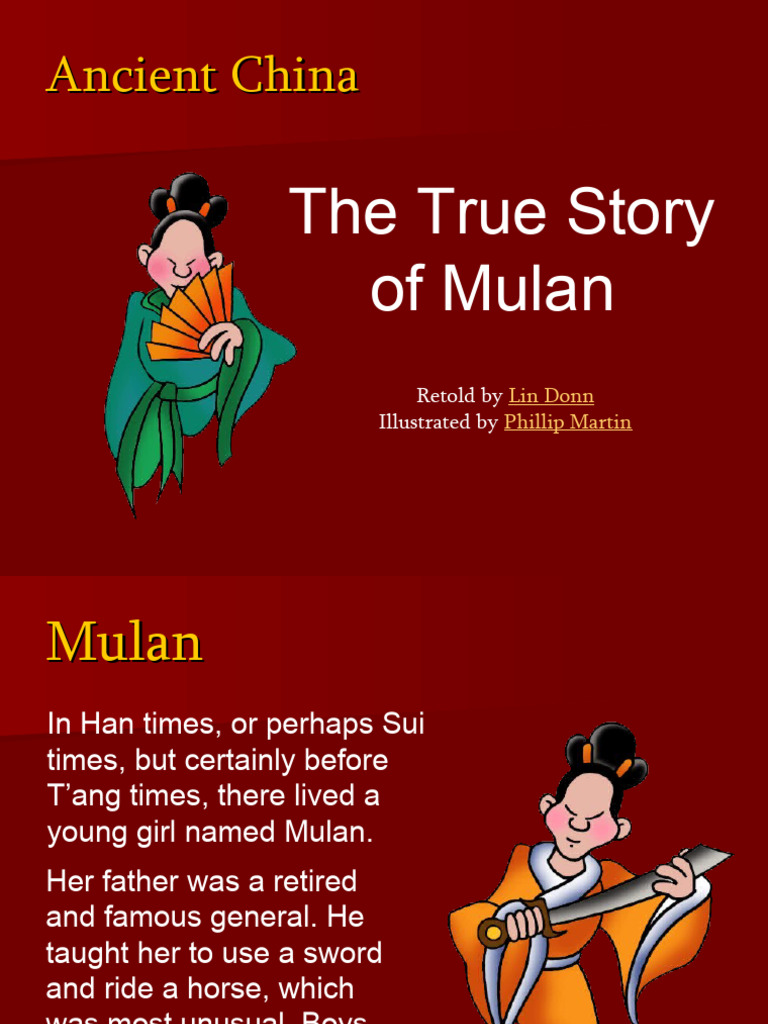 Mulan | PDF | Mystery, Thriller & Crime Fiction | Poetry