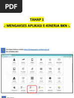 Ekinerja BKN - Petunjuk Pelaporan SKP Melalui Ekin BKN | PDF