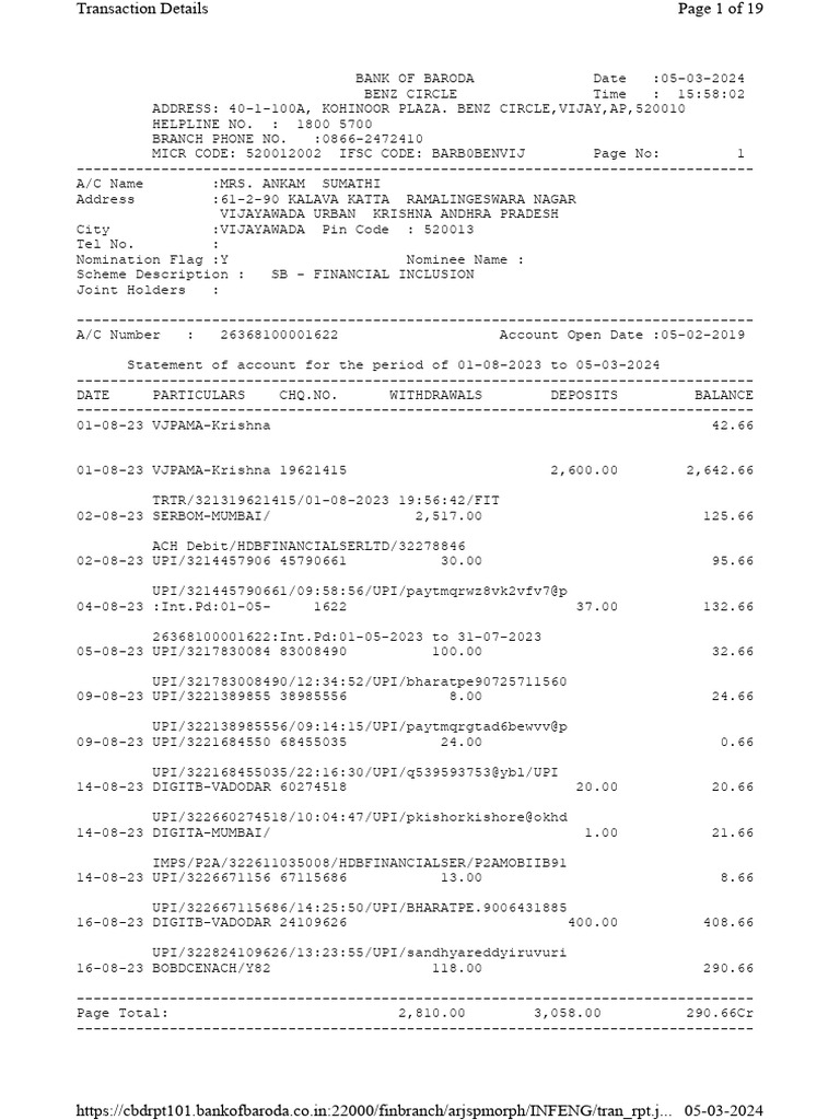 SUMATHI | PDF | Cheque | Debit Card