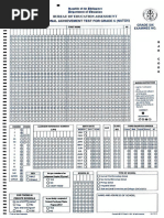 NAT6 Sample Answer Sheet | PDF