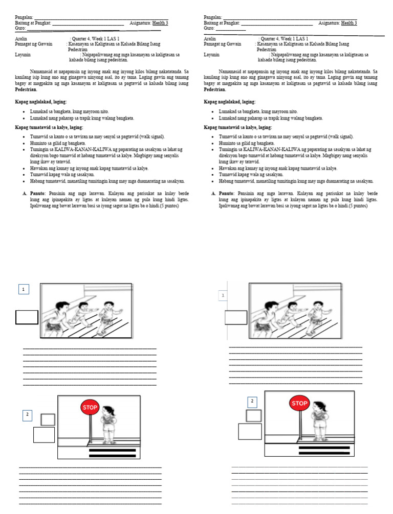 Health 3 Q4 Week 3 Las 1 | PDF
