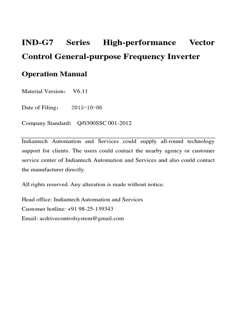 AC Drive Control System | PDF | Electric Motor | Capacitor