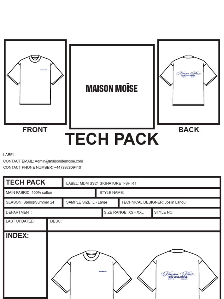 SS24+SIG+T+SHIRT+TECH+PACK | PDF | Clothing | Fashion