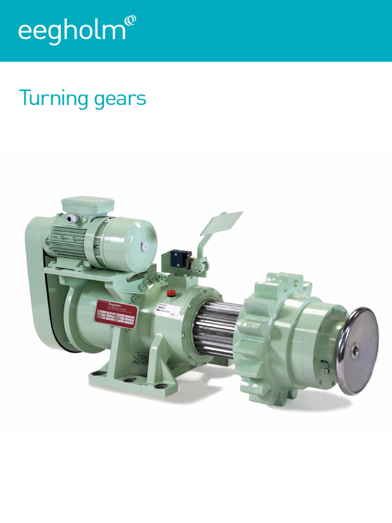 Turning Gear-katalog-3-530-K5-02 | PDF | Electric Motor | Torque