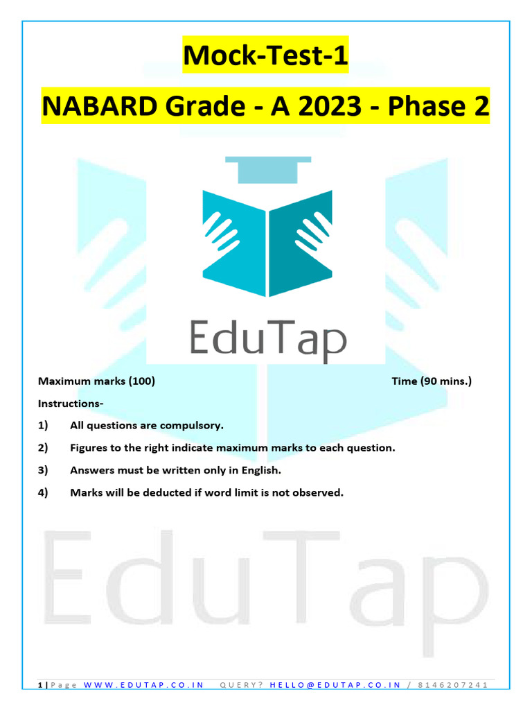 Full Length Mock 1 - Descriptive Model Answers Lyst4223 | PDF | Economies