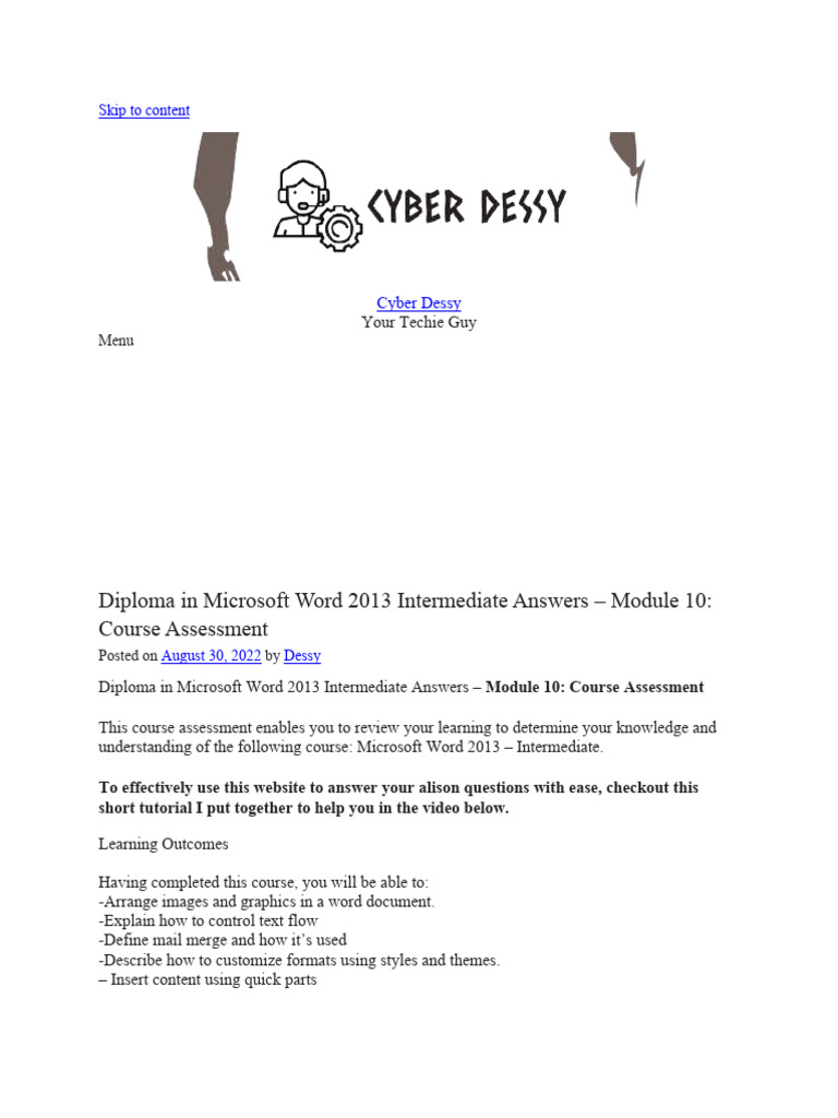 Allison Word | PDF | Microsoft Word | Page Layout