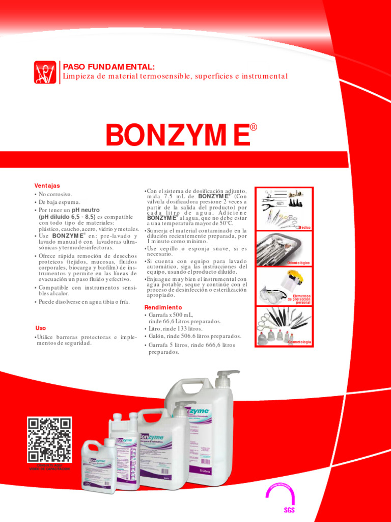 Ficha Tecnica Bonzyme | PDF