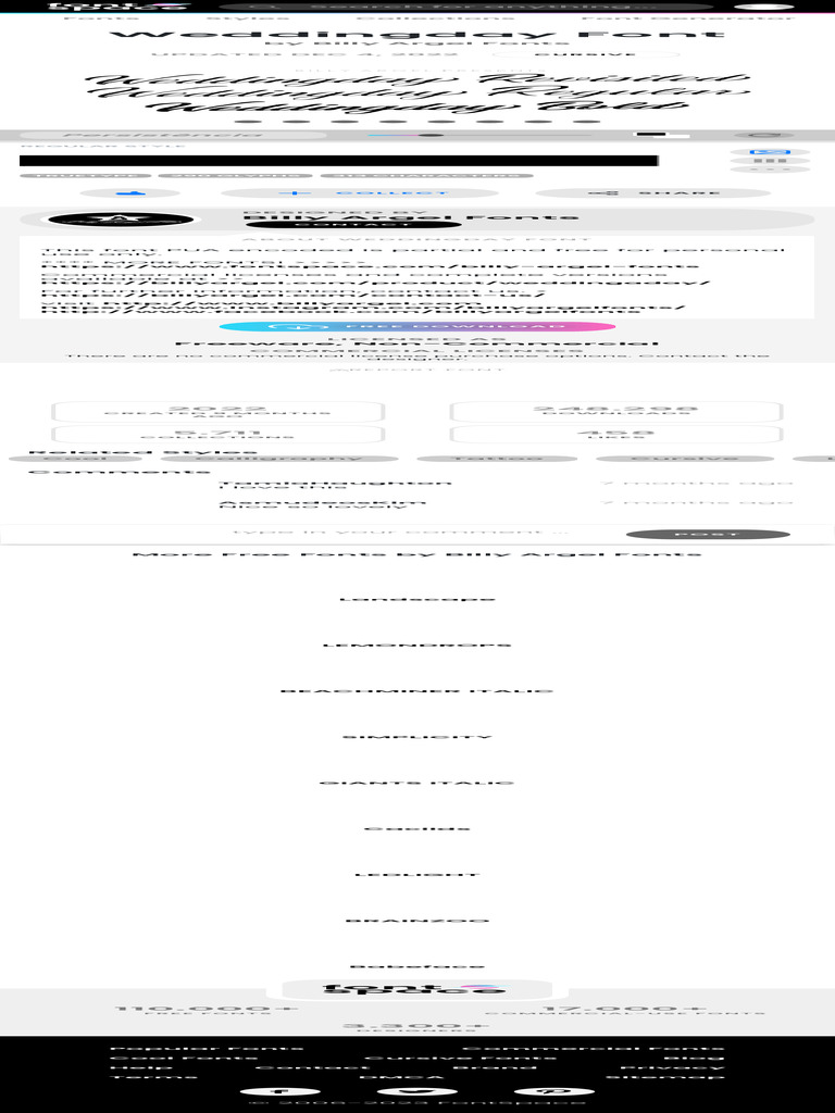 Tattoo Fonts 100 Free Generator FontSpace | PDF | Digital Typography ...