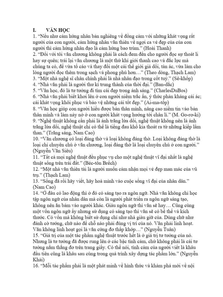 200 Nhận Định Llvh | PDF