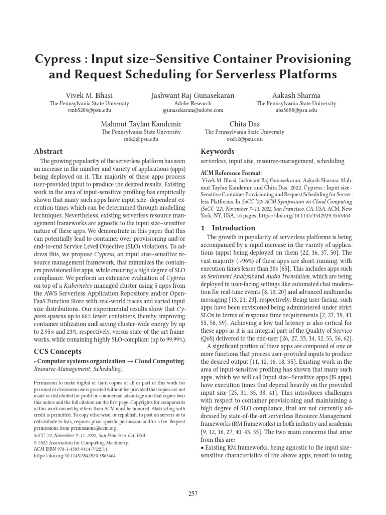 Cypress | PDF | Computing | Computer Science