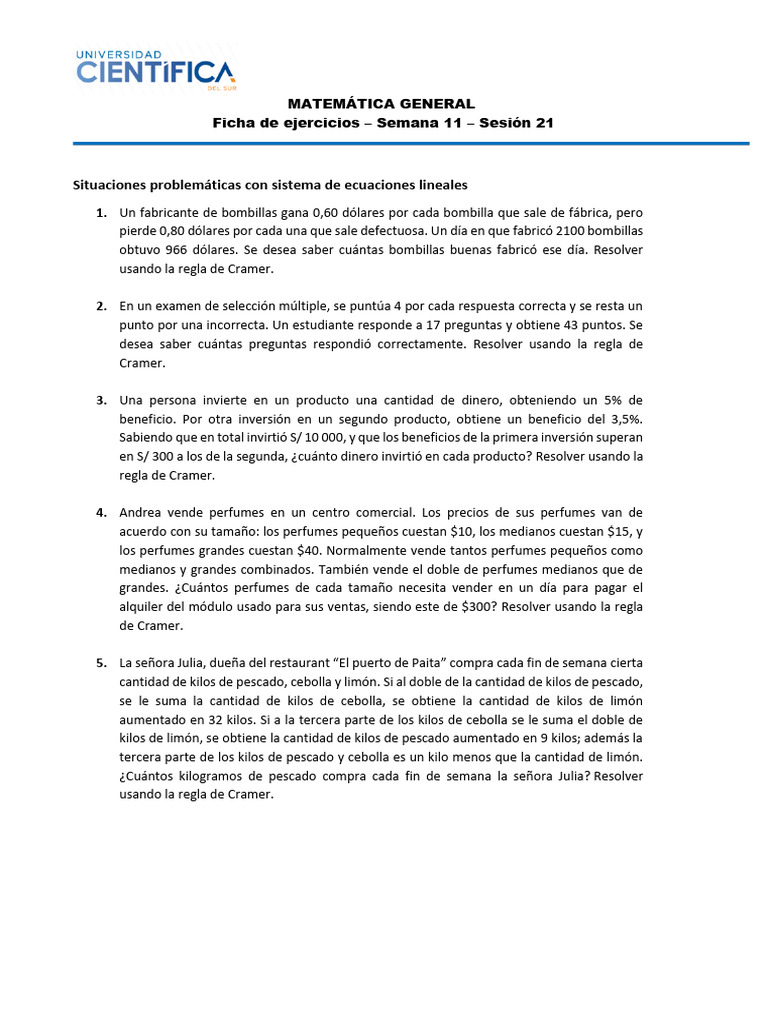 FICHA DE PR CTICA 17 - Mat Gral - Sem11_Sesi n 21 (Sit.prob_SEL) | PDF