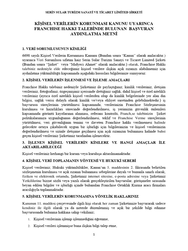 aydinlatma_metni | PDF