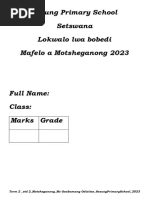 Setswana Worksheets 2024 - 073757 | PDF | Languages Of Africa | Languages