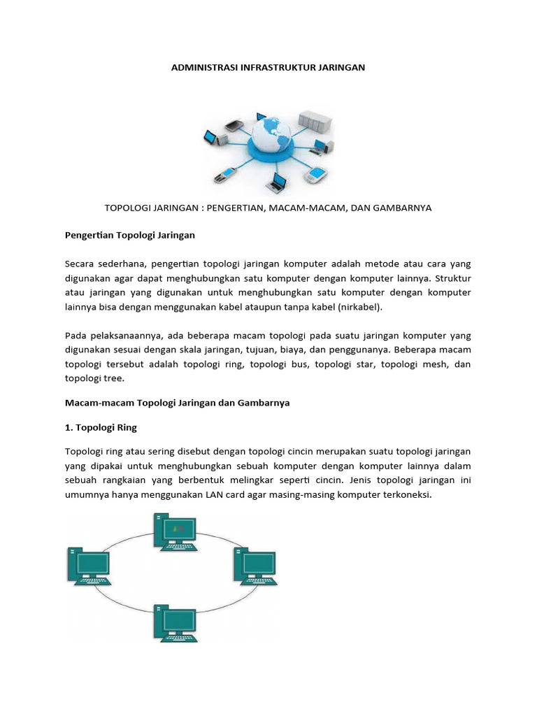 Materi-3 Administrasi Infrastruktur Jaringan | PDF