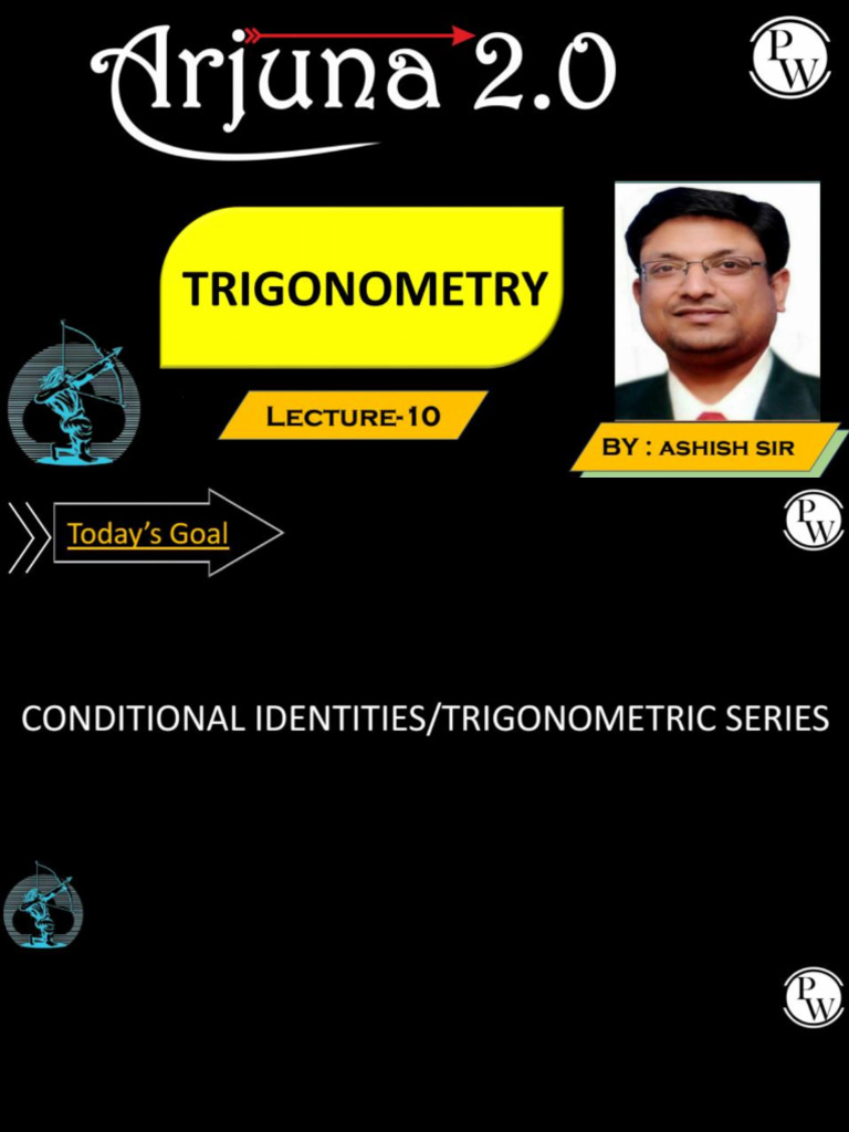 Trigonometry 10 - Classnotes | PDF