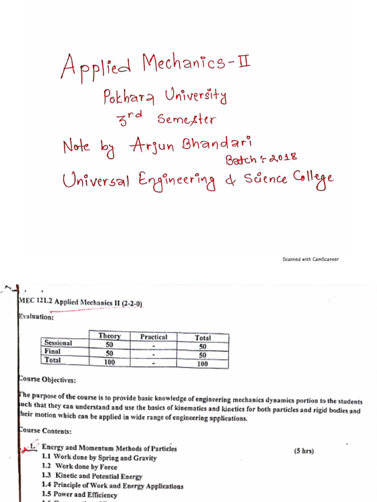 Applied Dynamics | PDF