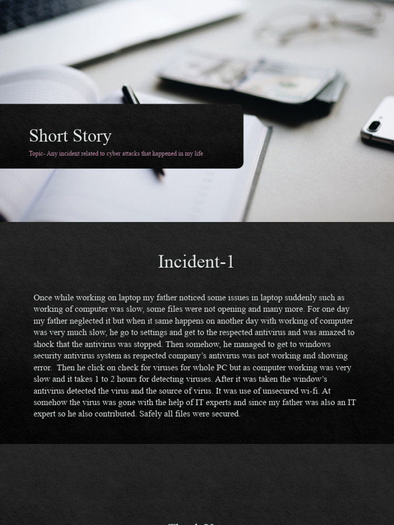 Personal Experience with Cyber Attack | PDF | Computers