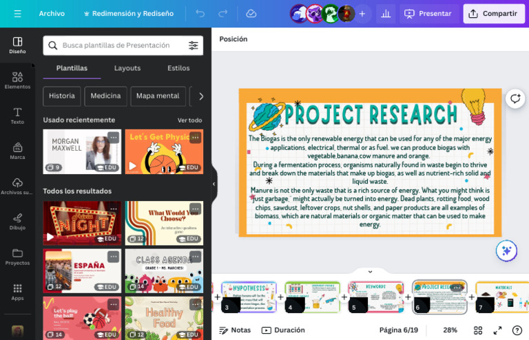 Science Fair Project - Presentación 2 | PDF | Biogas | Climate Change ...