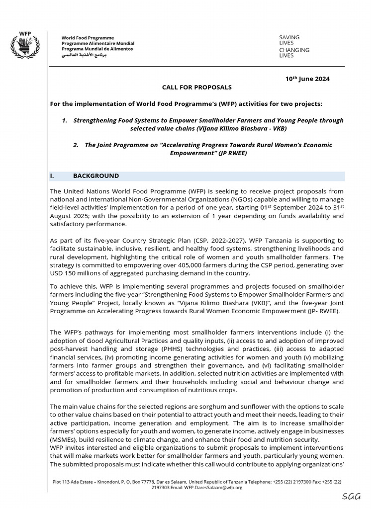 Vijana Kilimo Biashara Zone2 JP-RWEE Call For Proposal June 2024 002 ...